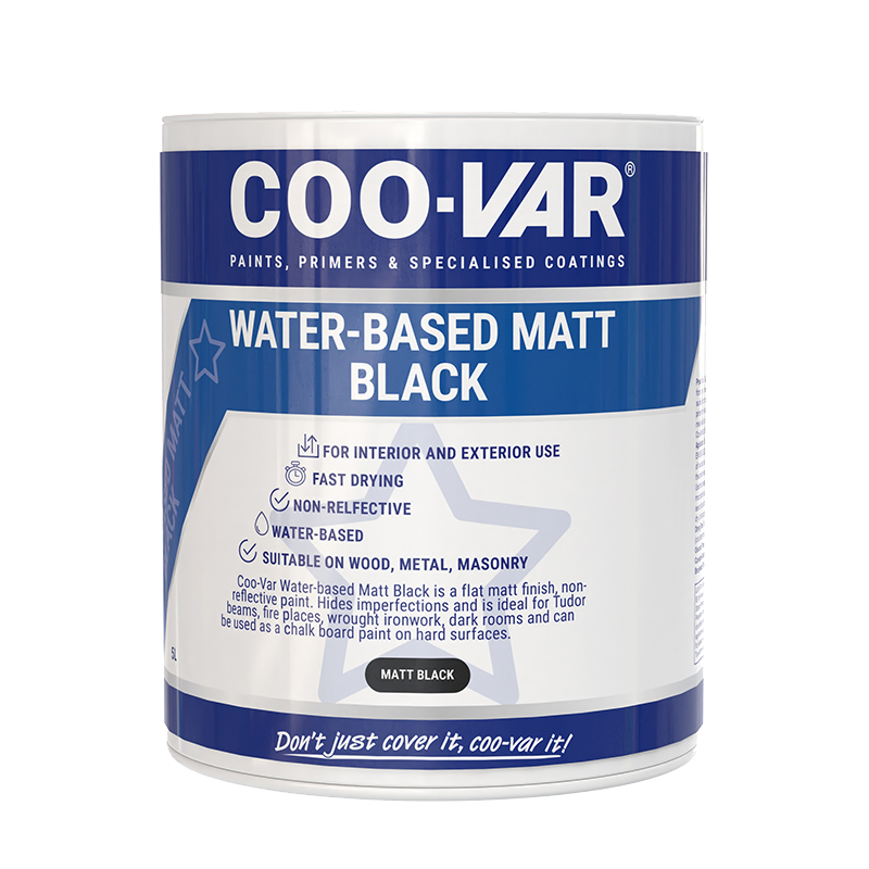 Matt Black Water Based – Coo-Var